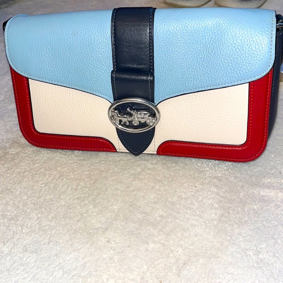 Coach | Bags | Coach Georgie Colorblock Shoulder Bag | Poshmark